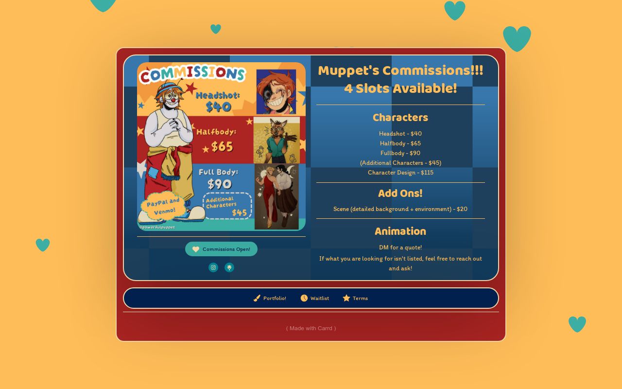 Muppets Commissions!